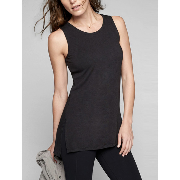 Athleta | Tops | Women Xxs Athleta Threadlight Layering Black Tank Top ...
